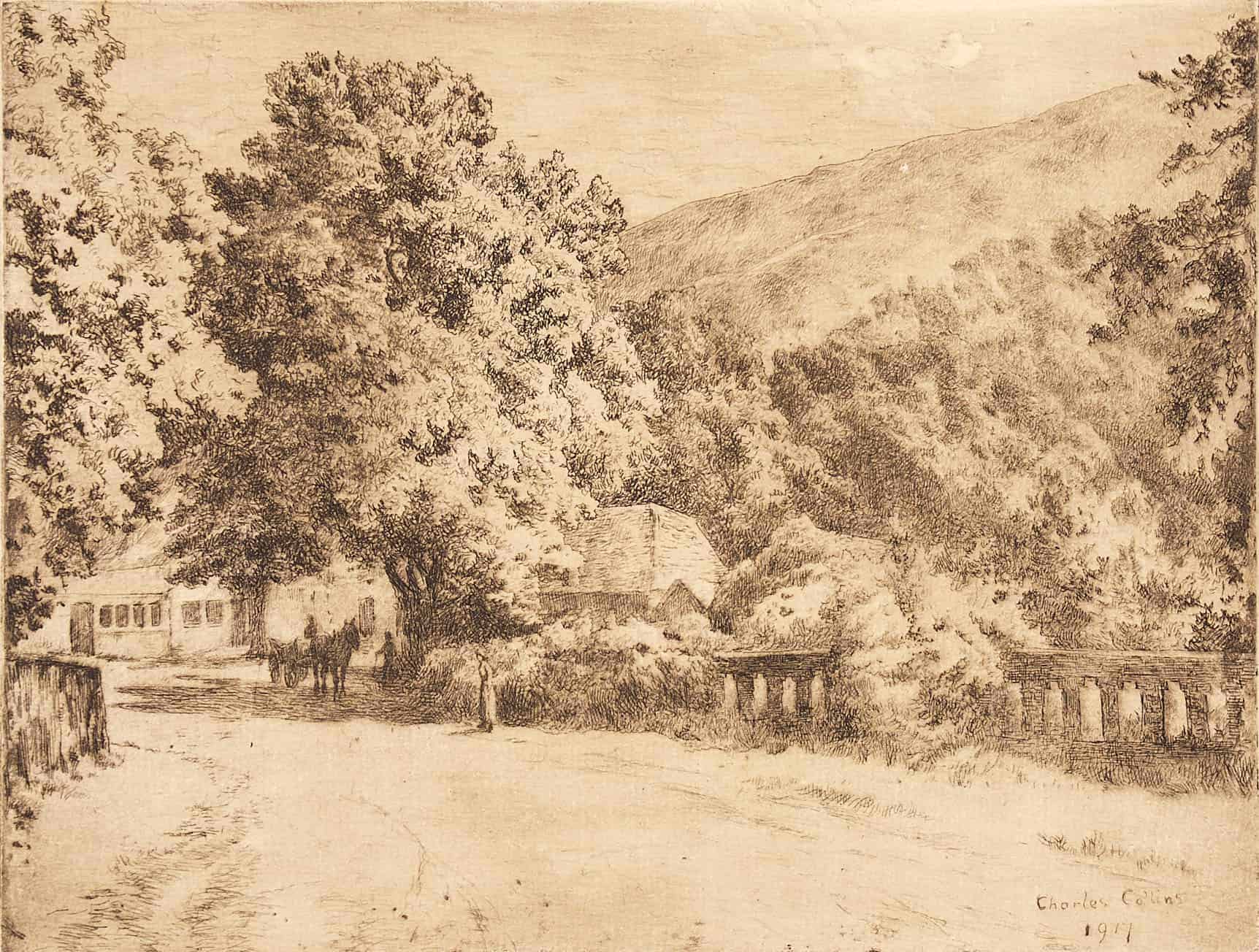 Charles Collins. Dorking watercolour artist